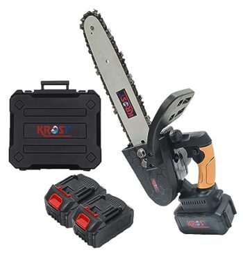 KROST 10-Inch Cordless Chainsaw - Portable Pruning Shears