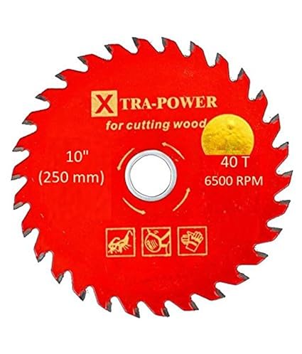 Xtra Power TCT Saw Blade | Wood Cutting Blade 10 Inch (40 Teeth) - KROST