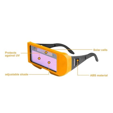 INGCO AHM111 Auto-darkening Welding Glasses, 95x31mm, Up to DlN 16 UV ...
