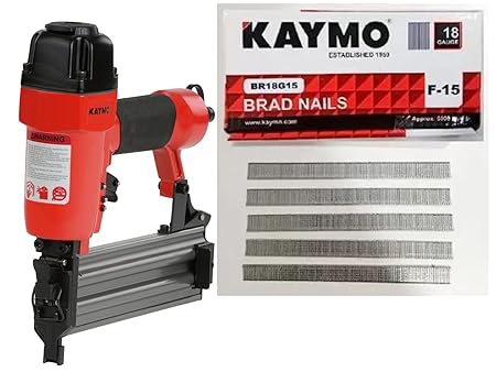 Kaymo Pneumatic Brad Nailer (NEO-PB18G50 + Nail F-15MM) - KROST