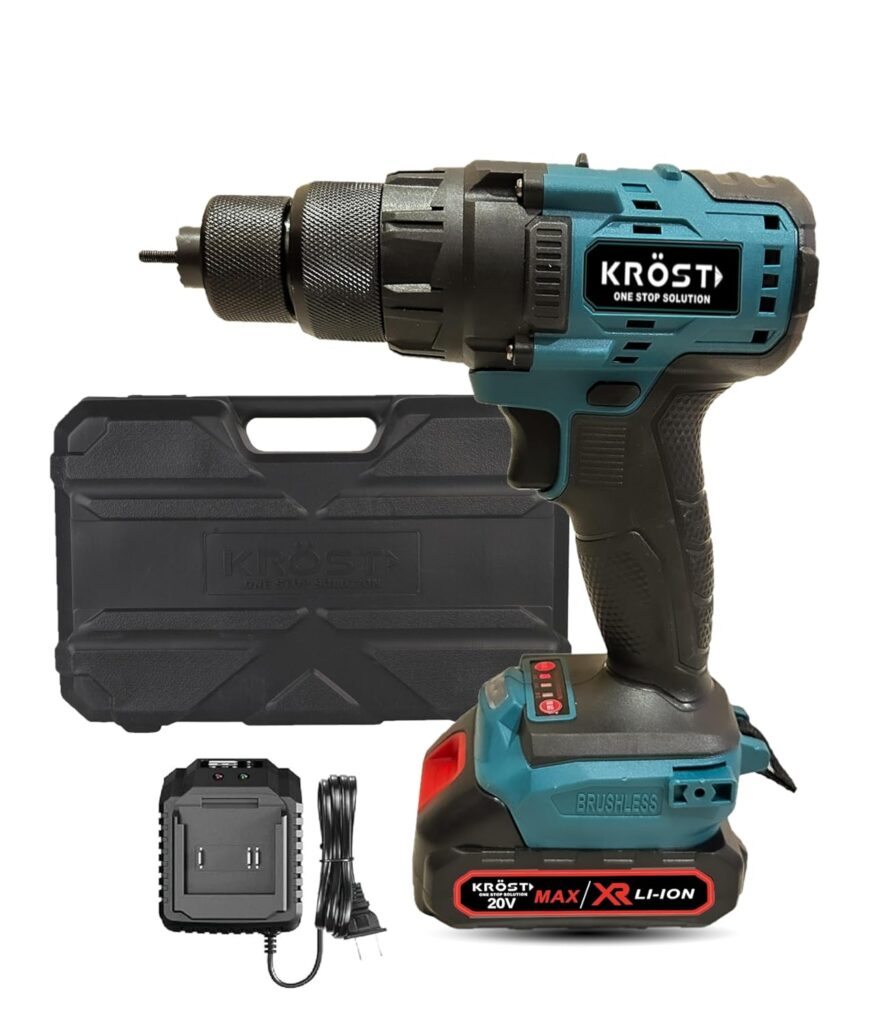 KROST Cordless Brushless Rivet Nut Gun,Insert Nut Tool with Mandrels M3 ...