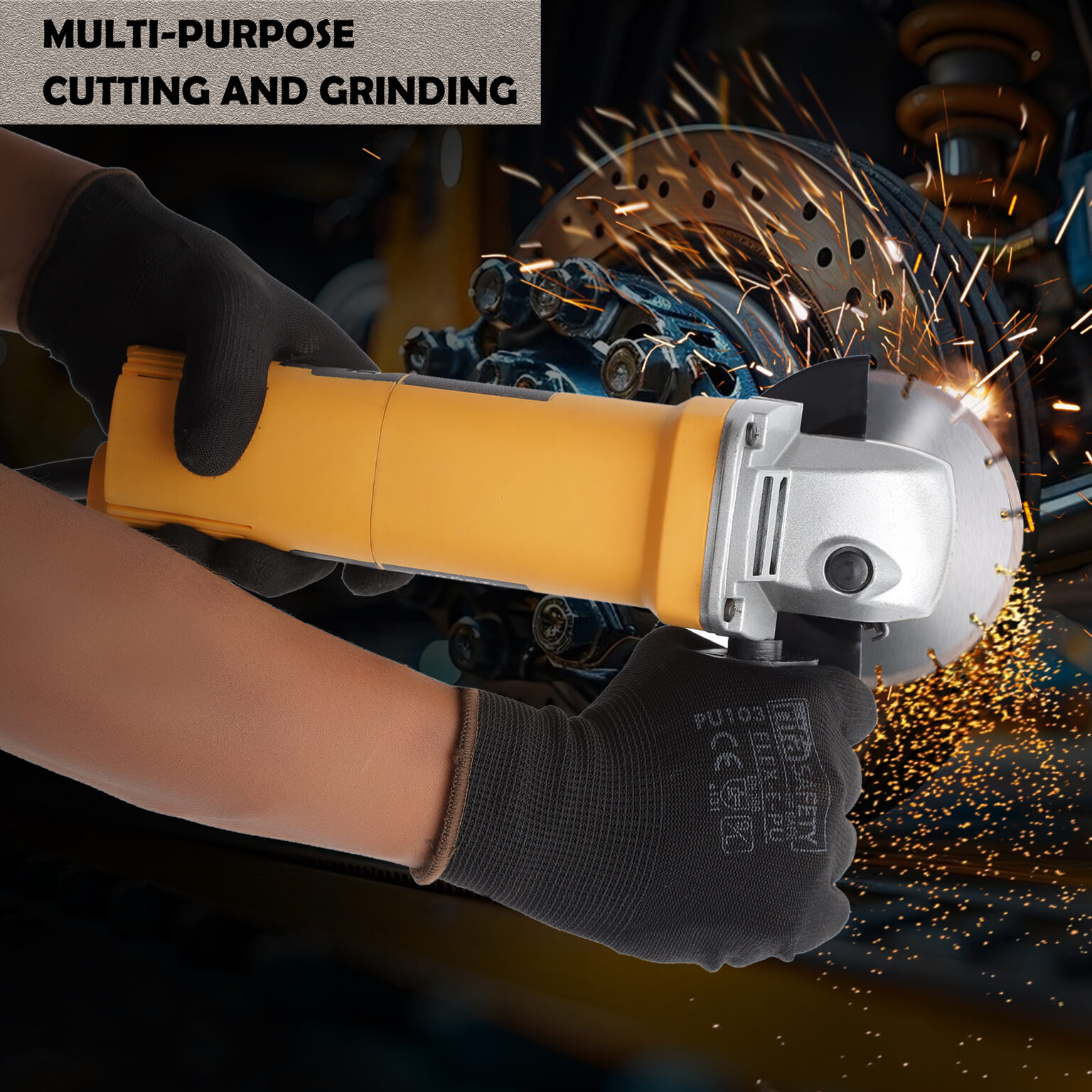 KROST 4-Inch/100MM 1500-Watt Angle Grinder Machine 801 Model. (Angle ...