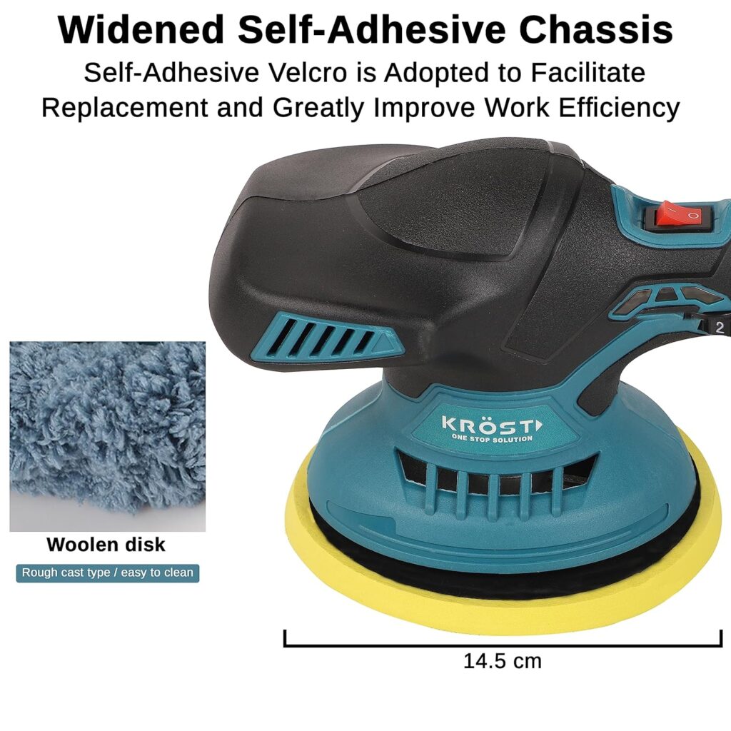 KROST Cordless Car Polisher / Sanding Machine 12V Battery Operated ...