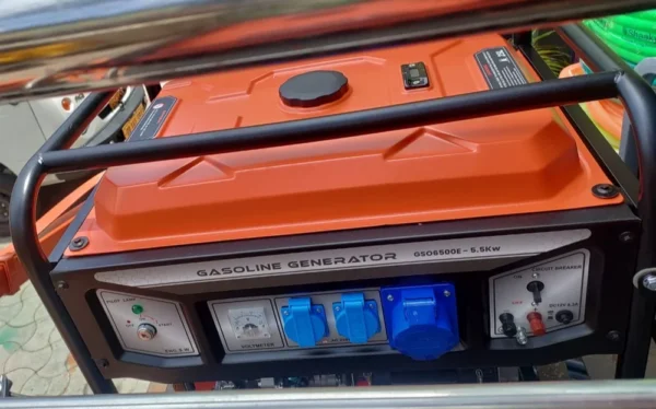 Dayuri 5.5 KVA Single Phase Recoil and Self Start Portable Petrol ...