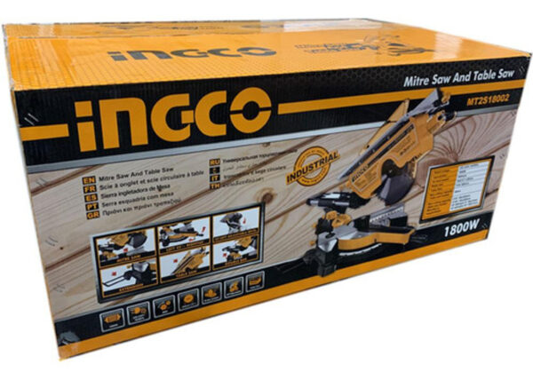 Ingco MT2S18002 305mm 1800W Mitre Saw and Table Saw With 1 Pcs TCT ...